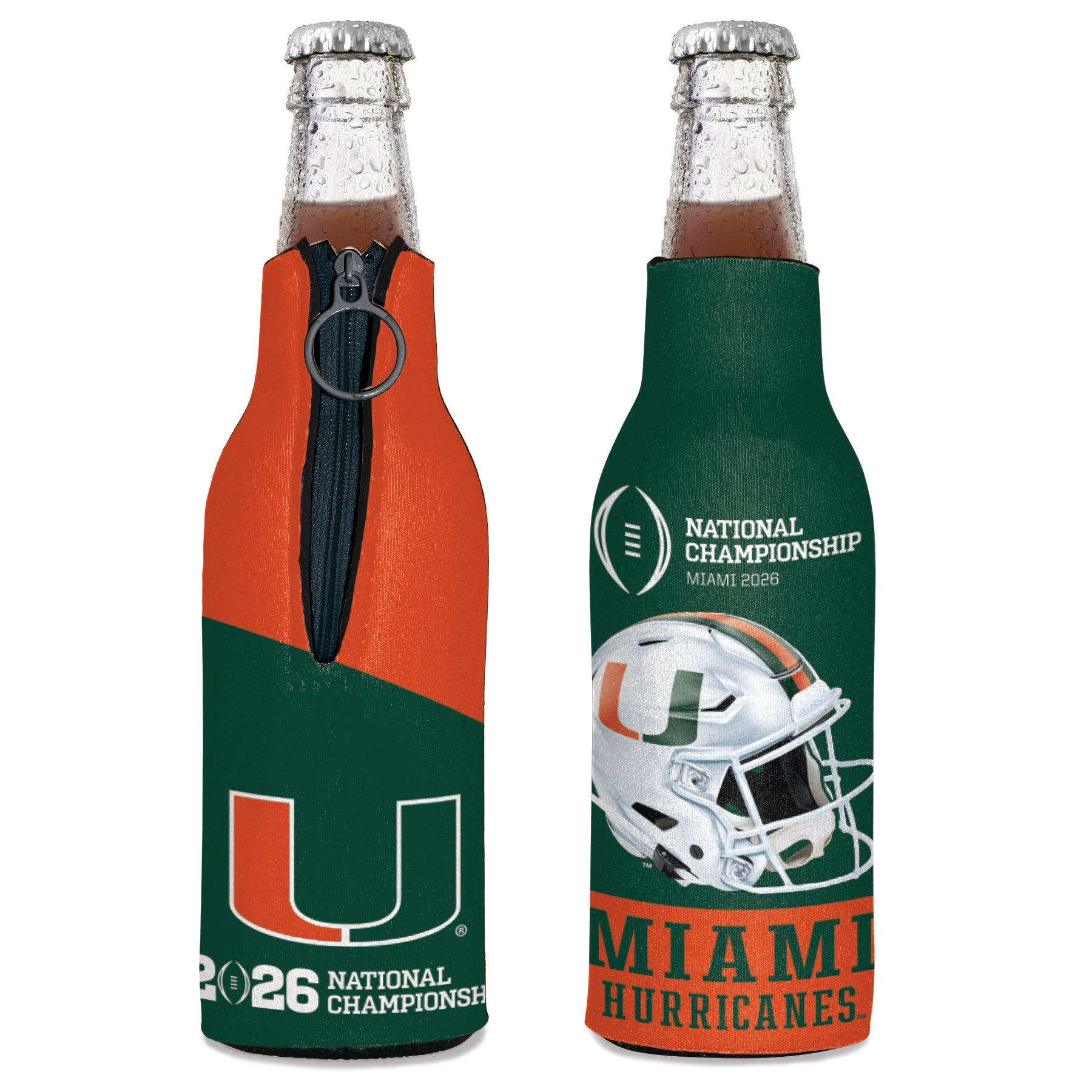 WinCraft Miami Hurricanes Green 2026 National Championship Bottle Cool ...