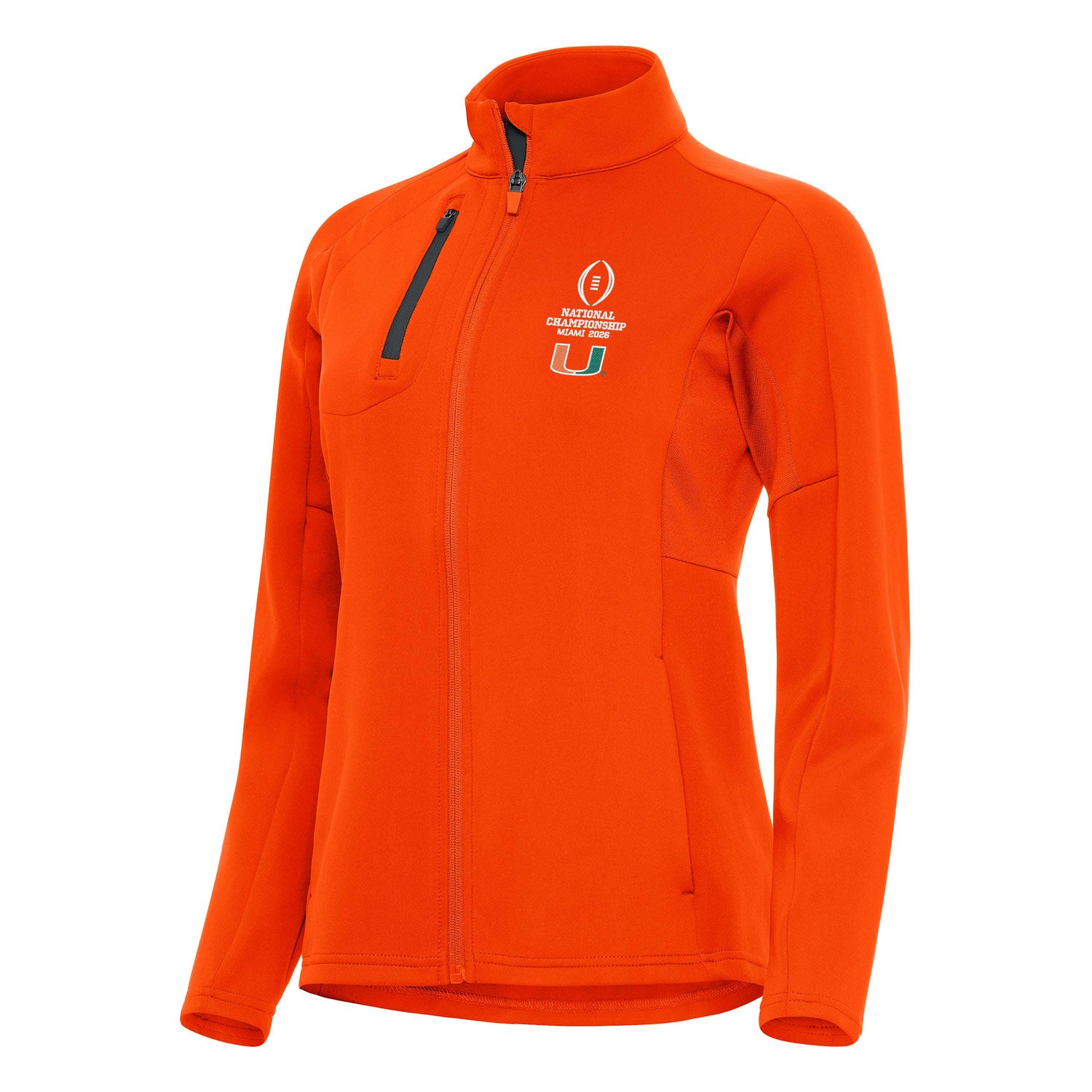 Antigua Miami Hurricanes Women's Orange 2026 National Championship Ful ...